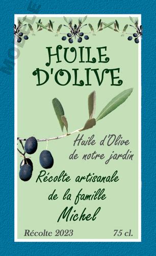 Tiquettes D Huile D Olive Personnalis Es Image Mp
