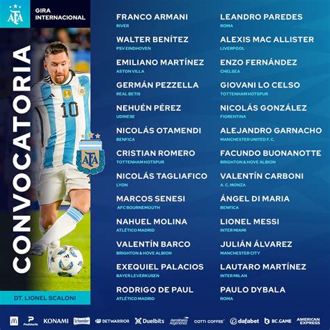 Con novedades Scaloni dio la lista de la Selección Argentina para los