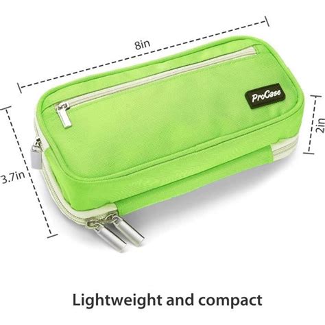Trousse Scolaire Double Compartiment Trousse Compacte Multi Poches