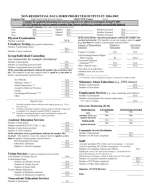 Fillable Online Co Travis Tx NON RESIDENTIAL DATA FORM PROJECTED
