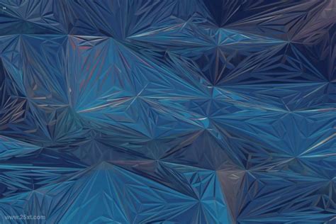 3d立体抽象的多边形水晶图形背景图素材 25学堂