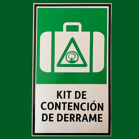 Señaletica Kit Contención de Derrame Sanego Estampados