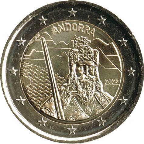 ANDORRA 2022 2 Commemorativo La Leggenda Di Carlo Magno