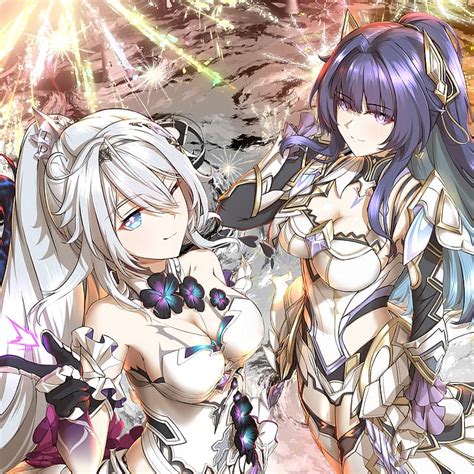 HD Wallpaper Anime Anime Girls Kiana Kaslana Raiden Mei Honkai