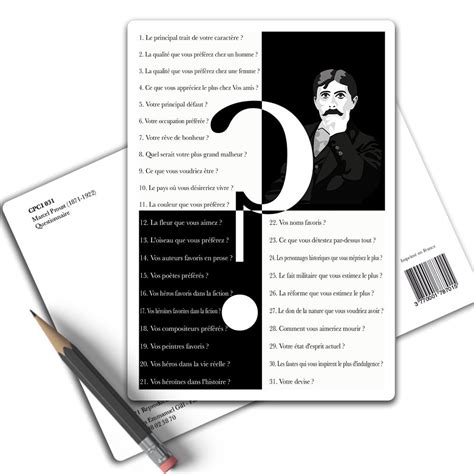Questionnaire De Proust