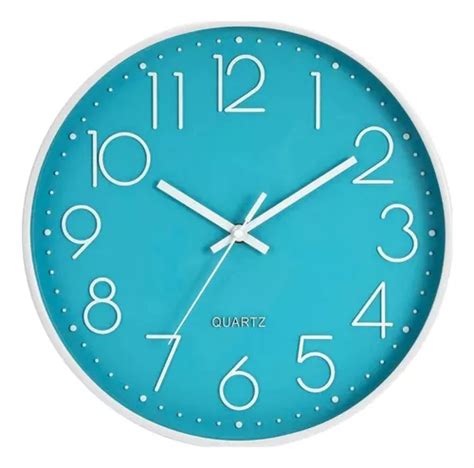 Reloj De Pared Moderno Anal Gico Silencioso Minimalista
