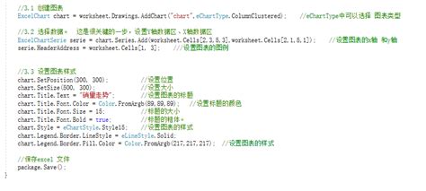 epplus c to excel 的 入门学习 三 导出excel数据 以及图表 hans 博客园