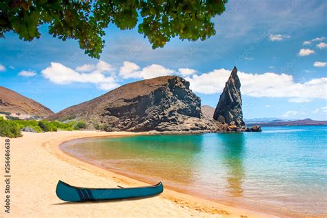 Galapagos Islands Ecuador Bartolome Island Pinnacle Rock Rocks In