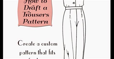 A Few Threads Loose How To Draft A Trousers Pattern A Tutorial