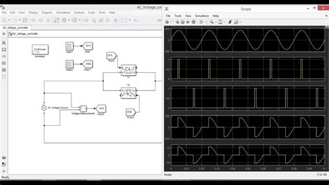 single phase ac voltage controller simulation with matlab youtube