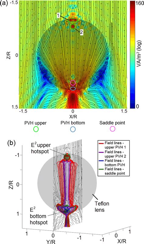 a the logarithmic 2d plot of poynting vector of xz plane b the 3d download scientific
