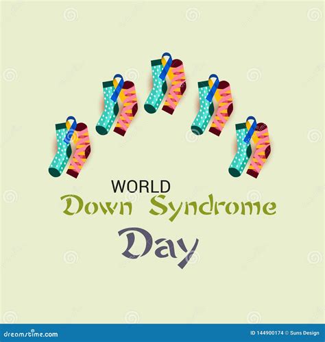 Dia De S ndrome De Down Do Mundo Ilustração Stock Ilustração de