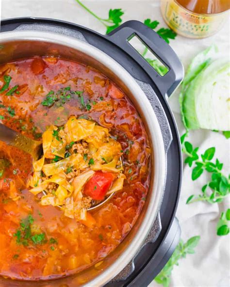 Instant Pot Cabbage Soup Recipe Running To The Kitchen®