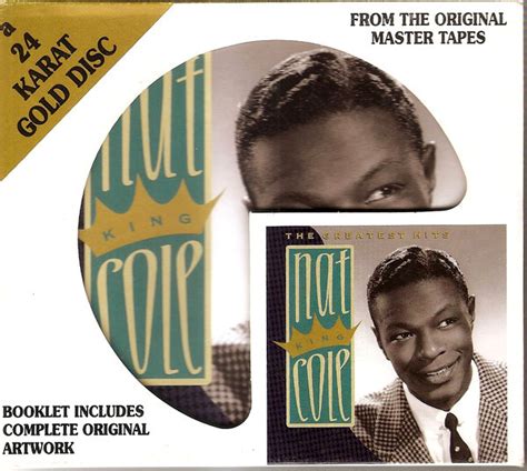 Nat King Cole The Greatest Hits CD 24K Gold Disc Compilation