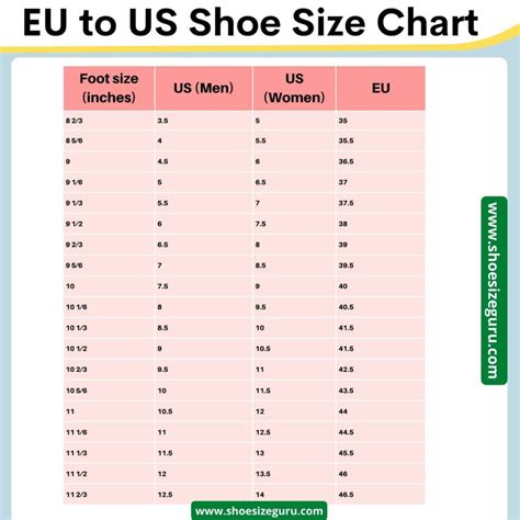 International Shoe Size Conversion Chart 43 OFF