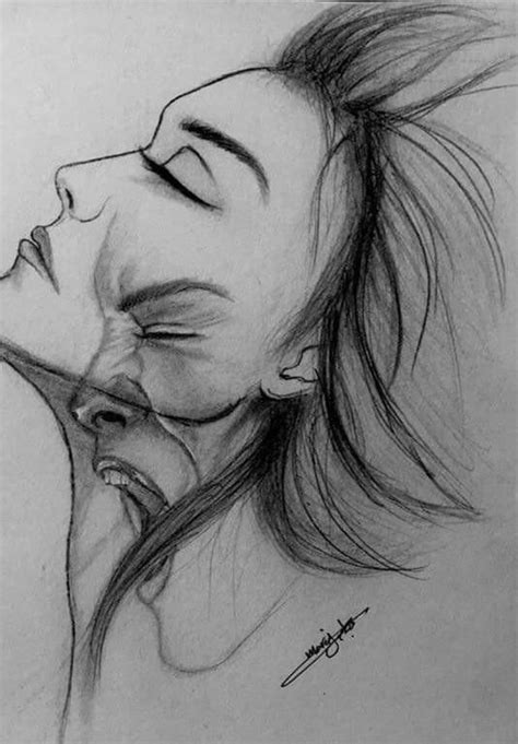 Emotional Drawings Pencil Sketch Expressing Your Emotions Through Art