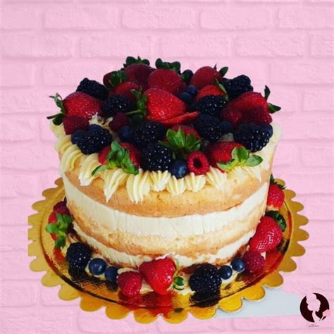 Bolo Naked Frutas Vermelhas Elo7 Produtos Especiais