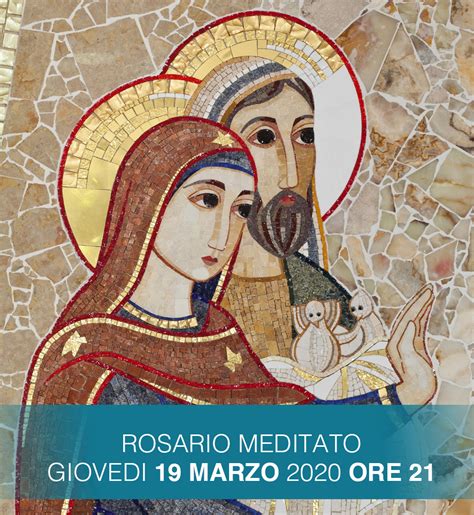 Rosario Meditato Giovedì 19 marzo ore 21 Centro Missionario Diocesano