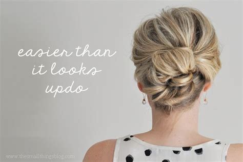 Easier Than It Looks Updo Tutorial The Small Things Blog Hair Updos
