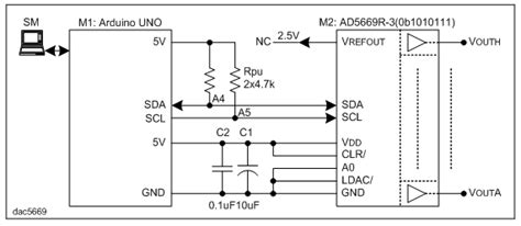 help with ad5669 i2c dac module sensors arduino forum