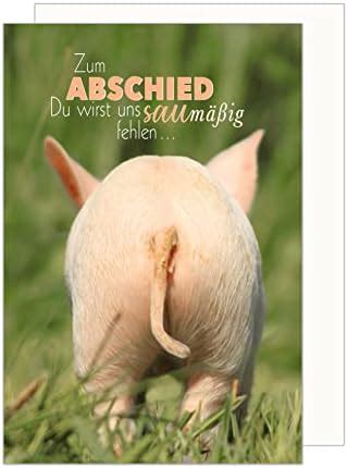 Edition Seidel Premium Glückwunschkarte zum Abschied mit Umschlag