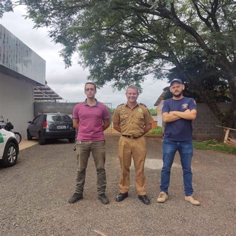 Comandante Do 26 BPM Inspeciona Obras Da Futura Secretaria Municipal