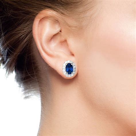 Sapphire Stud Earring Atelier Yuwa Ciao Jp