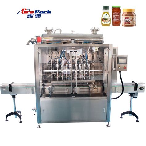 Fully Automatic Piston Filling Machine Honey Tomato Paste Sauce Filling