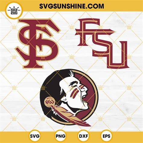 Florida State Seminoles SVG Bundle FSU SVG Florida State Seminoles