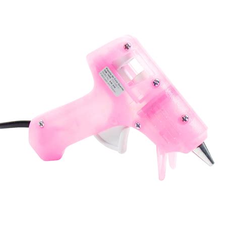 Pistola Cola Quente Pequena 8W BiVolt GM 160E Pink Rhamos Brito