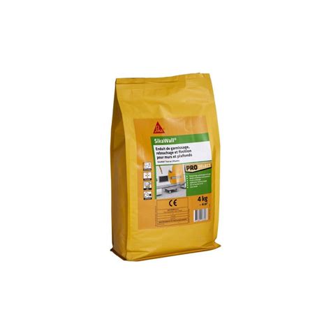 Enduit De Garnissage SIKA SikaWall Tout En 1 En Poudre 4kg Leroy Merlin