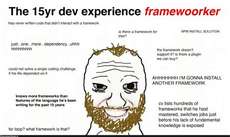 IS THAT A NEW FRAMEWORK ProgrammerHumor Io