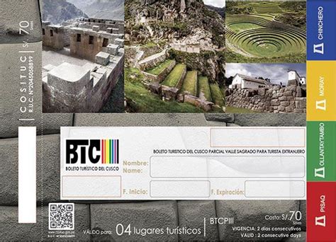 Boleto Turístico Cusco The Complete Guide Travel Information