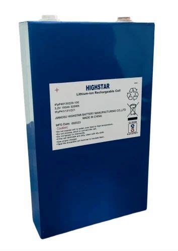 Prismatic Cells Highstar Prismatic Battery Cell 3 2V LifePo4 100Ah