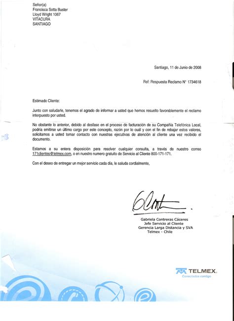 Modelo De Carta De Reclamo Por Cobro Indebido Esas Cartas