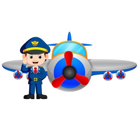Piloto Y Avi N De Reacci N En El Fondo B Premium Vector Freepik