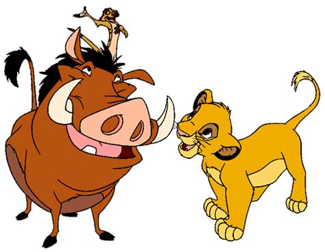 Timon Pumbaa And Simba Clip Art Disney Clip Art Galore