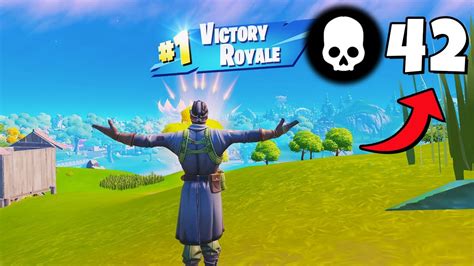 42 Elimination Solo Vs Squads Win Full Gameplay Season 3 Fortnite