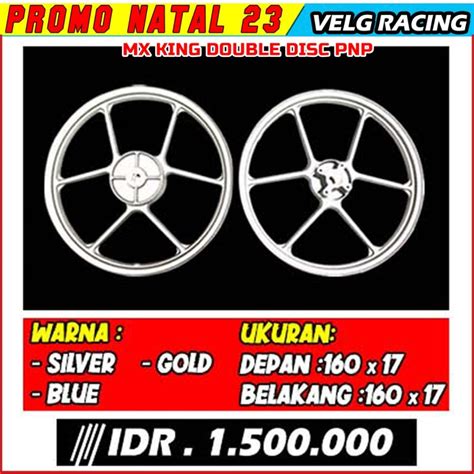 Jual Termurah Velg Racing Brt Chemco Yamaha Mx King Double Disc Biru