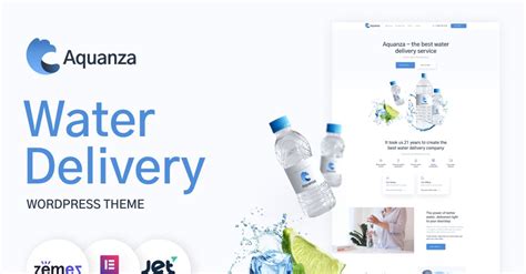 Aquanza Water Delivery Wordpress Theme Templatemonster