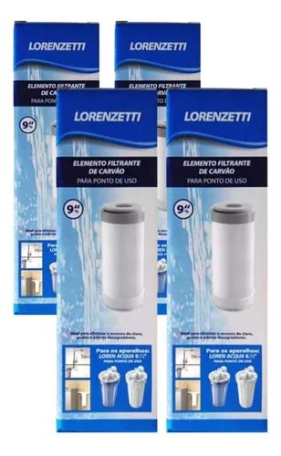Kit Refil Filtro Lorenzetti Ponto De Uso Loren Acqua