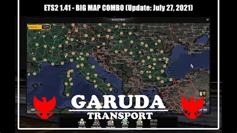 ETS2 1 41 Big Map Combo Eurasia Update July 27 2021 YouTube