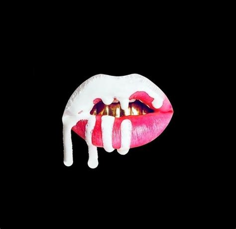 Kylie Cosmetic Logo Lips Art
