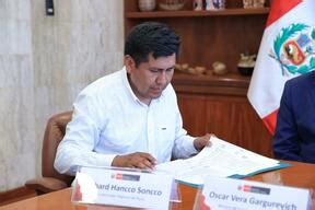 MINEM suscribe convenio con la Región Puno para impulsar la