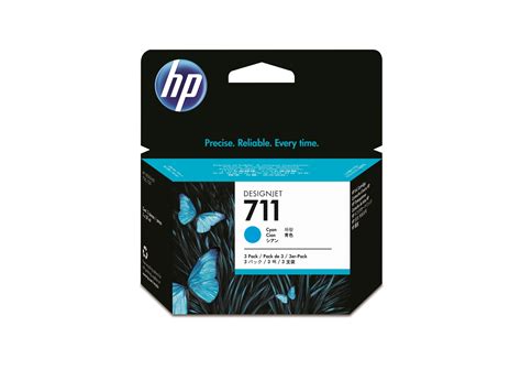 Pack De Ahorro De 3 Cartuchos De Tinta Original HP 711 De 29 ML CZ134A