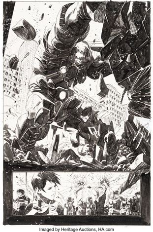 Matteo Scalera Indestructible Hulk 10 Splash Page 19 Original Art