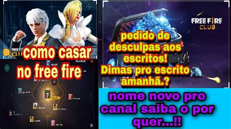 Como Casar No Free Fire Mim Desculpando Aos Escritos Escritos Dima