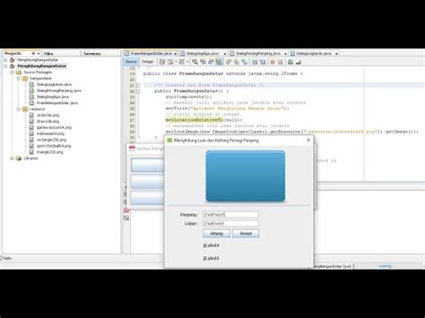 Contoh Membuka JDialog Melalui JFrame Form Pada Java Menggunakan