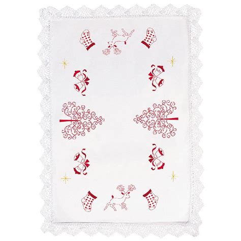 Noël Napperon Broderie Traditionnelle Margot 9102 Broderies Cie