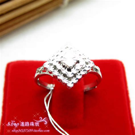 迷路珠宝 吉盟pd999千足钯金戒指可调钯白金 2 51克女款结婚 礼物 迷路淘淘